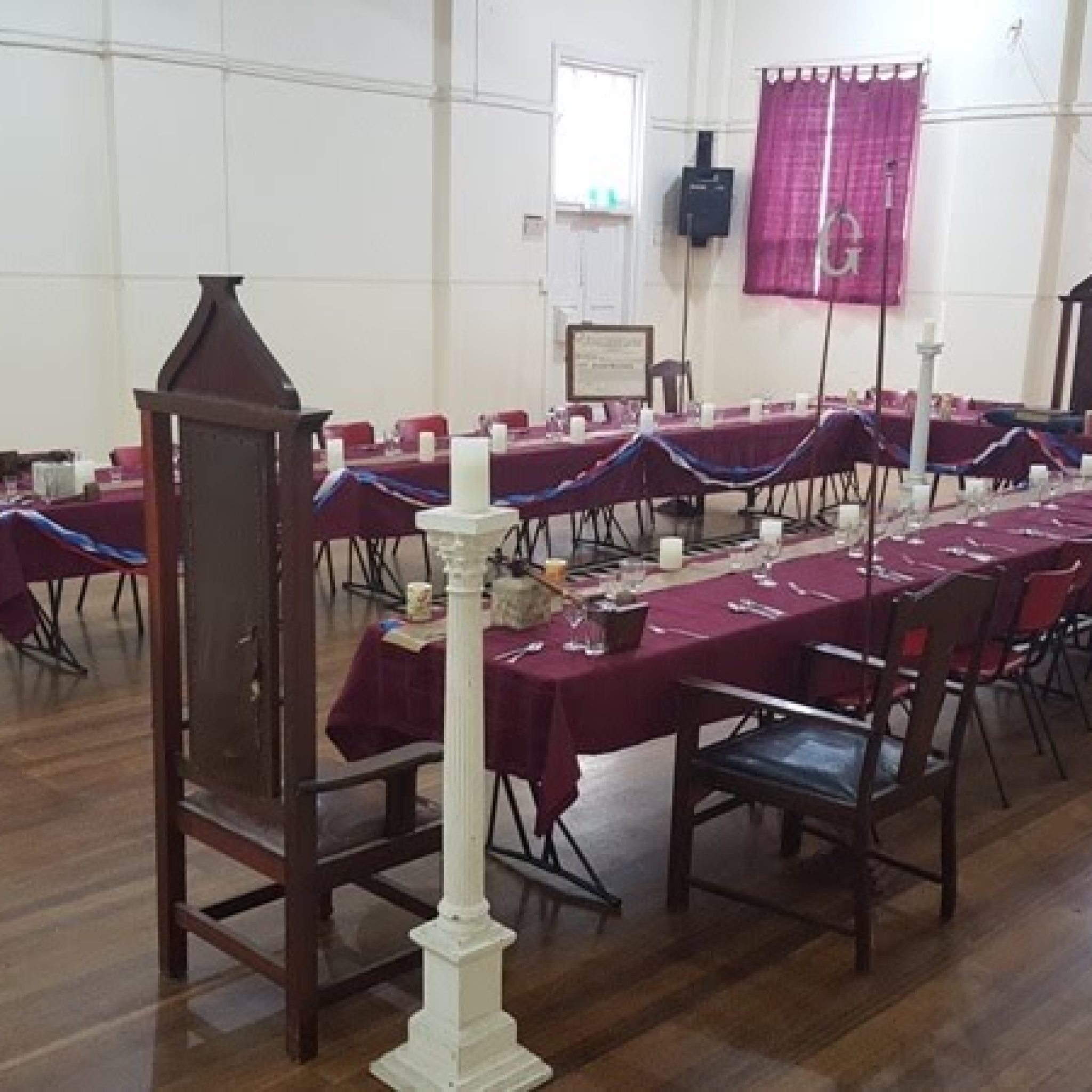 Table Lodge - Calvin W. Prather - Lodge #717
